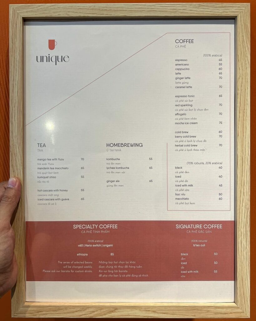 Unique Cafe - Khoe Quán